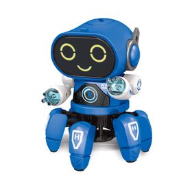 Smart Electric Dancing Robot with Flashing LED Lights & Music B4349 ...