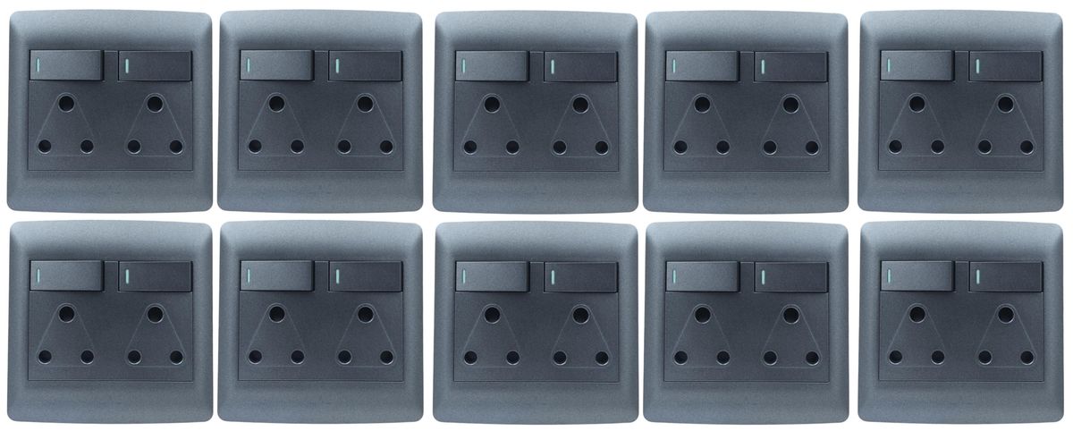 Hello Today, Metallic Black Double Plug 4x4 - 10 Pack | Shop Today. Get ...