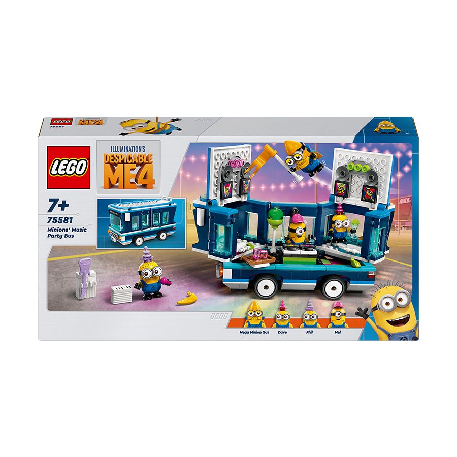 LEGO Despicable Me 4 Minions' Music Party Bus Toy Set 75581 | Shop ...