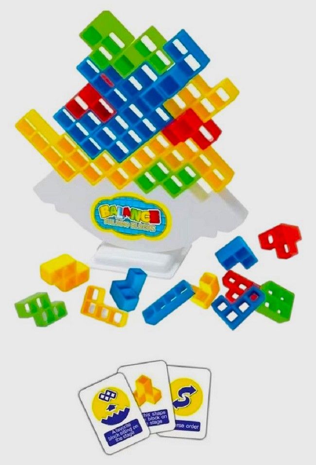 Tetra Tower Balancing Stacking Game - 64 Piece | Shop Today. Get it ...