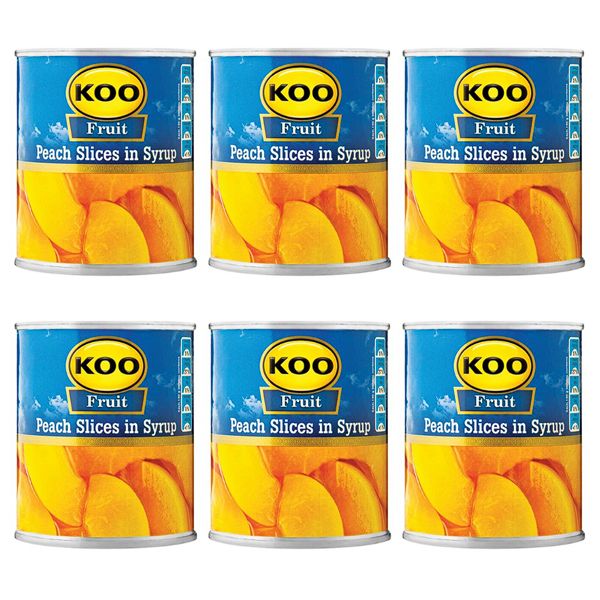 KOO Peach Can Peach Slices 6 x 225g | Shop Today. Get it Tomorrow ...