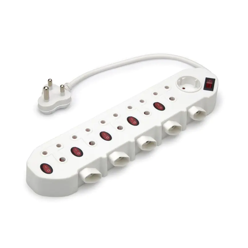 11 Way Multi-Plug, 5 x 3 Pin, 5 x 2 Pin, 1 x Schuko | Shop Today. Get ...