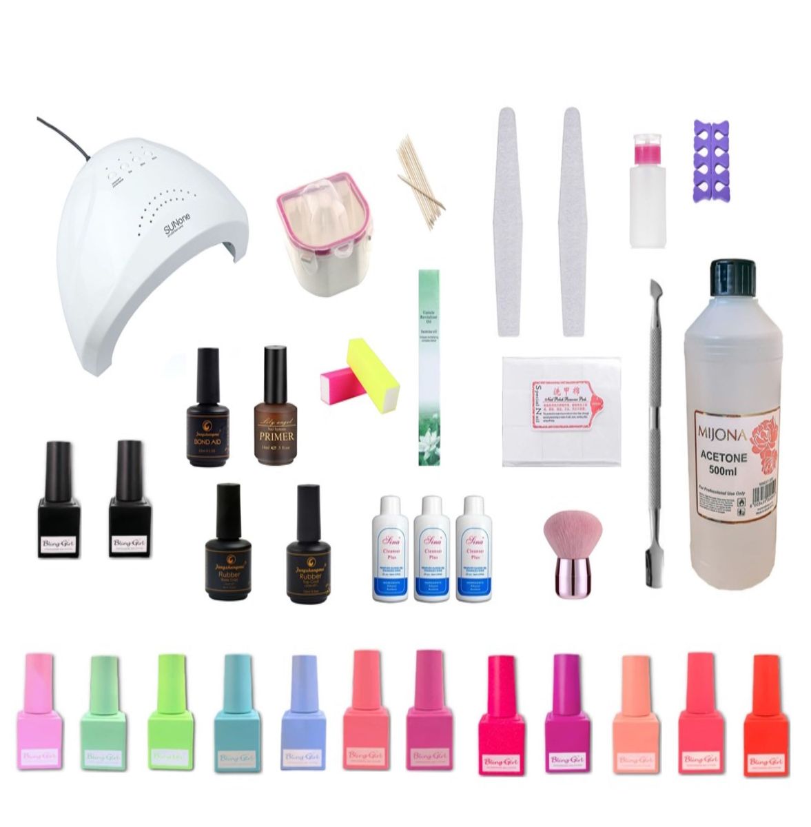Professional UV Gel Summer Kit - 39 Pieces | Shop Today. Get it ...
