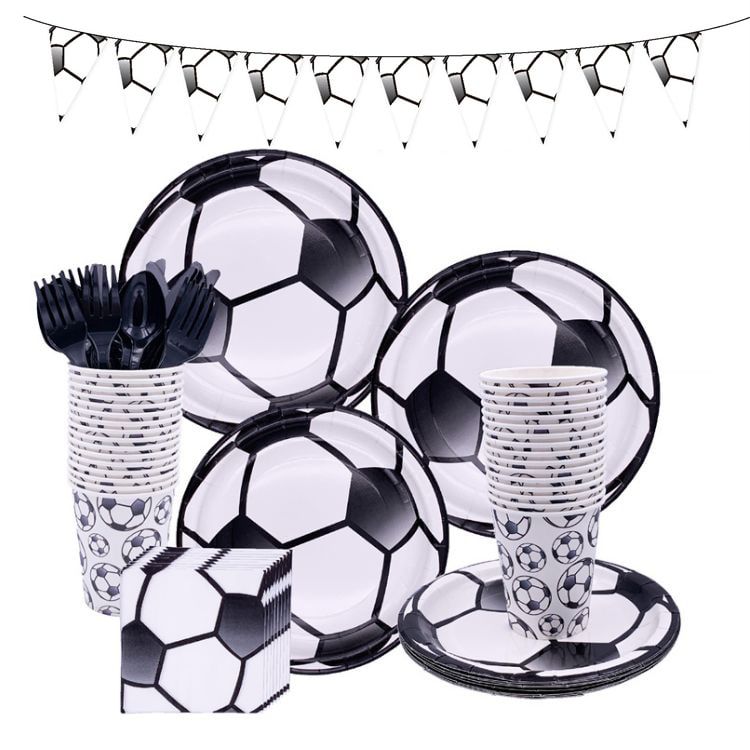 Party Tableware - Soccer - 16 Guests | Shop Today. Get it Tomorrow ...