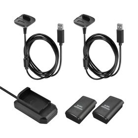 Play and Charge Kit Bundle Compatible with Xbox 360 Wireless ...