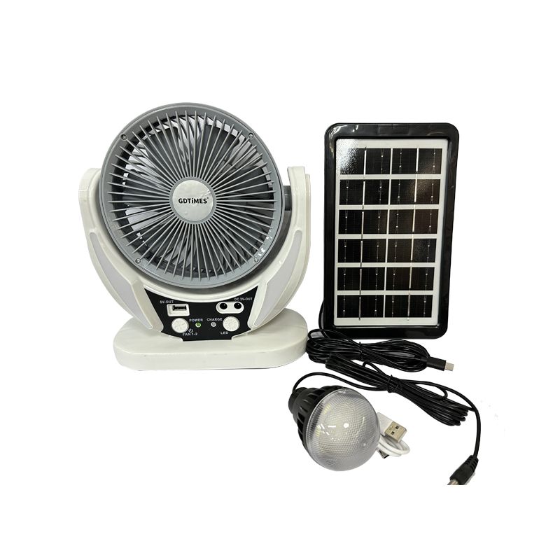 GDTIMES Solar Desk Fan GD-8025 | Shop Today. Get it Tomorrow ...