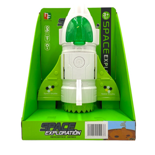 Space Exploration Toy Rocket Light & Music Aerospace Series Hi Fly Toys ...