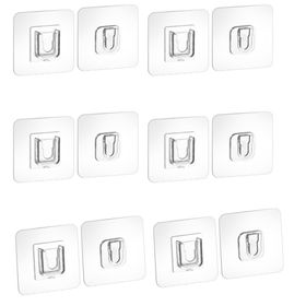 Double Sided Adhesive Hooks - 6 Pairs | Shop Today. Get it Tomorrow ...