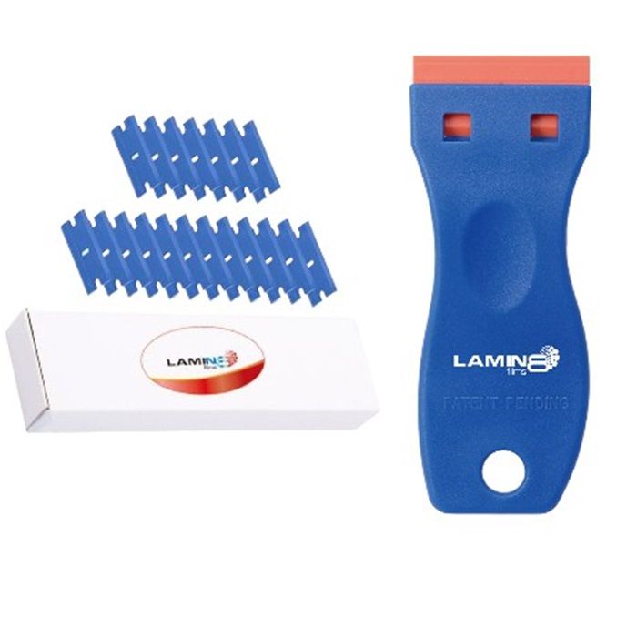 Plastic Razor Scraper 10 x 4cm + Plastic Scraper Blade Set 1"(100pcs ...
