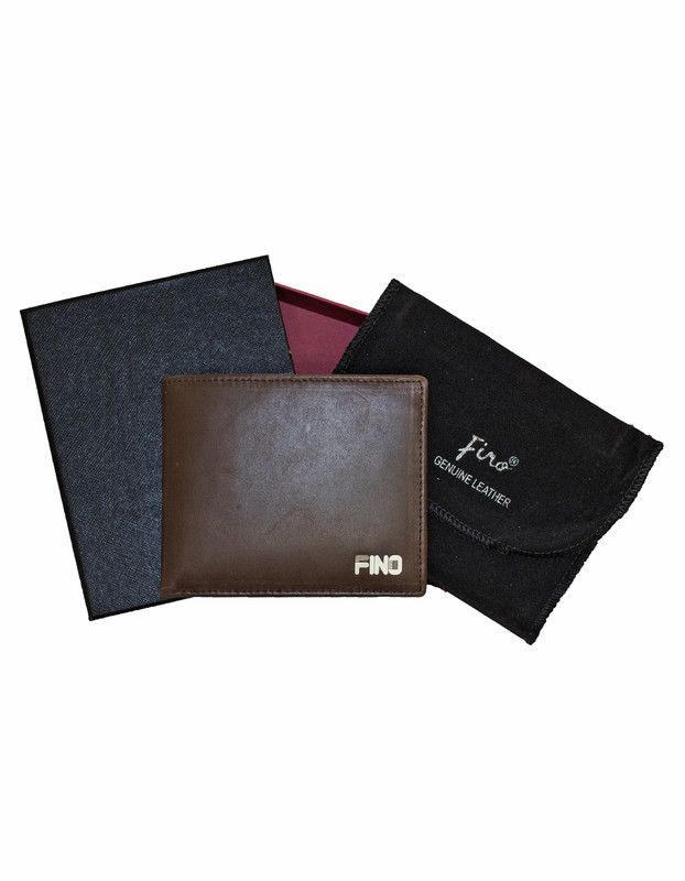 Fino HL-1505 Full Grain Smooth Genuine Leather Card Wallet with Luxury ...