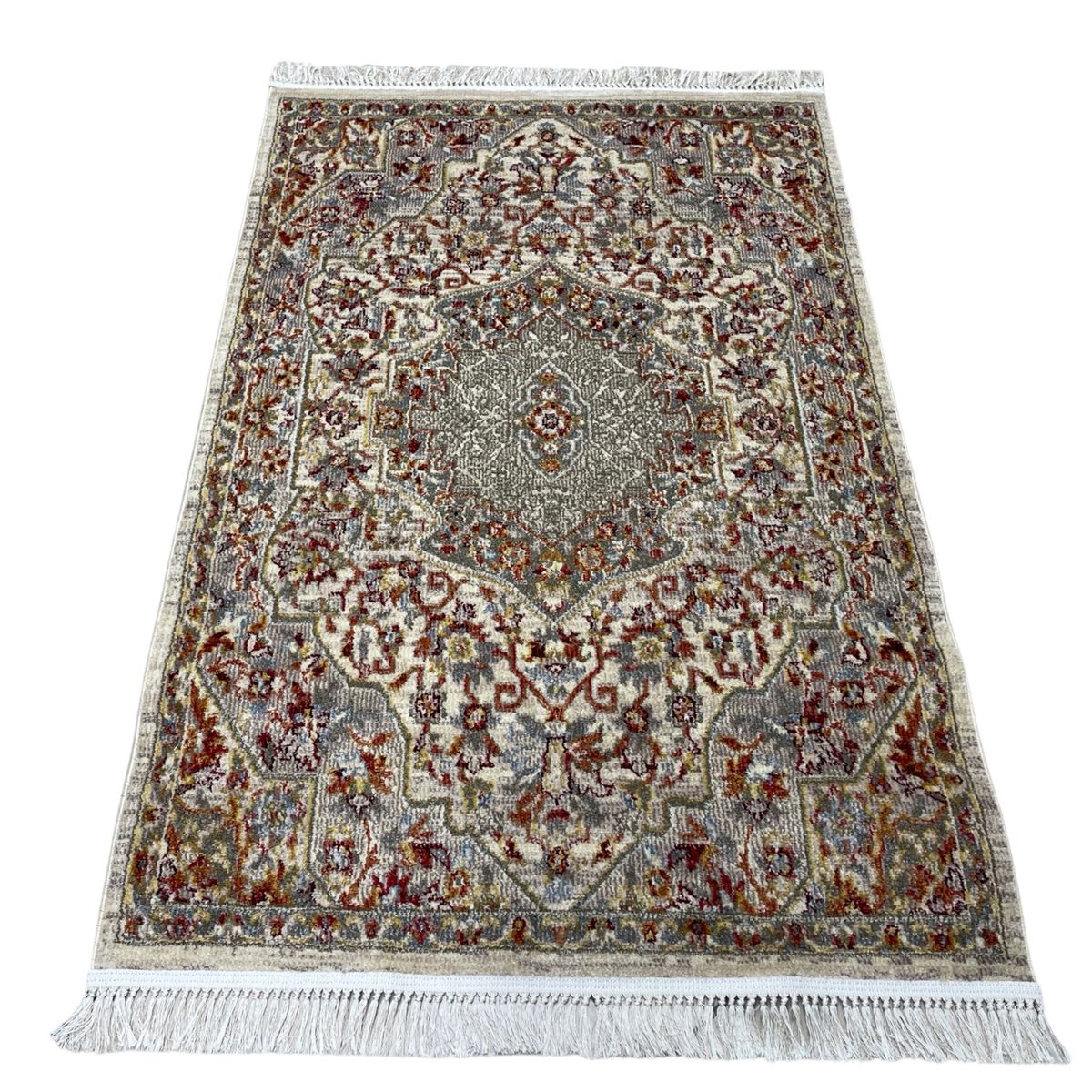 Ivory Tabriz Machine Made Area Rug - 180 x 120 cm | Shop Today. Get it ...