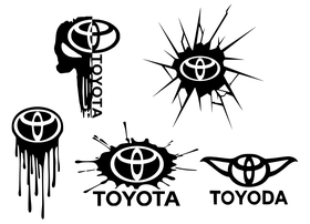 Decorative Sticker Mix Set -Toyota | Shop Today. Get it Tomorrow ...