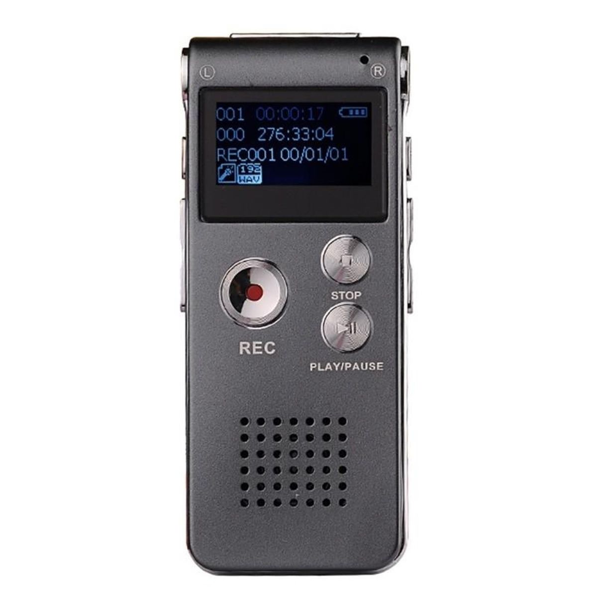 Digital Audio Voice Recorder Rechargeable 8G USB Dictaphone Mp3 Player ...