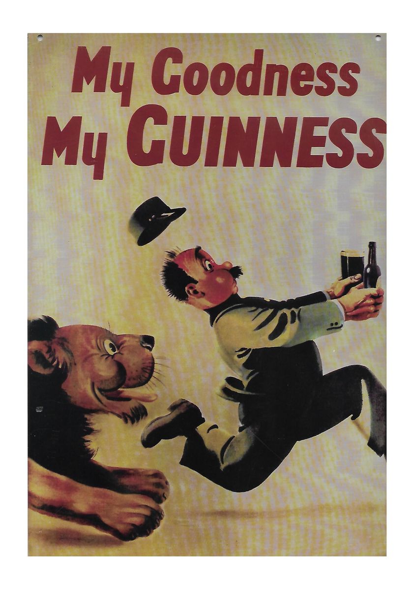 Aankopen - My Goodness My Guinness - Retro Vintage Metal Wall Plate ...