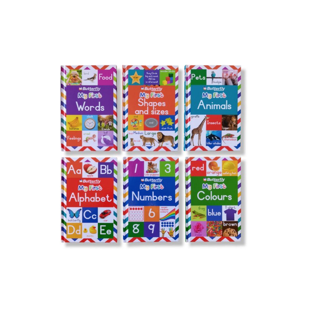 My First Book Set of Words, Numbers, Colours, Shapes, Alphabet and ...
