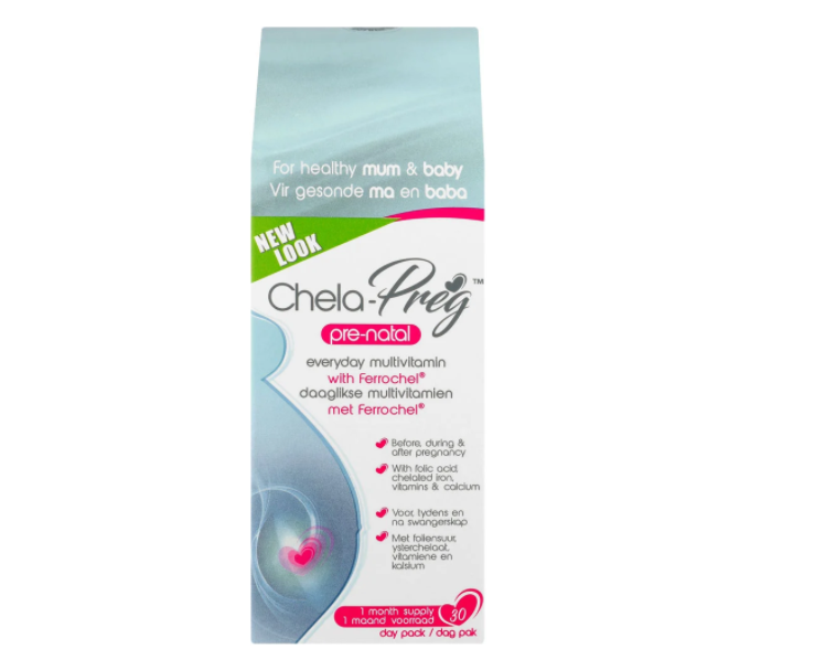 Chela Preg Prenatal Tablets - 90's | Shop Today. Get it Tomorrow ...