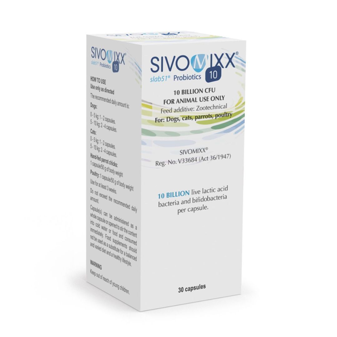 Sivomixx Animal Probiotic 10 Billion Bacteria 30 Microcapsules | Shop ...
