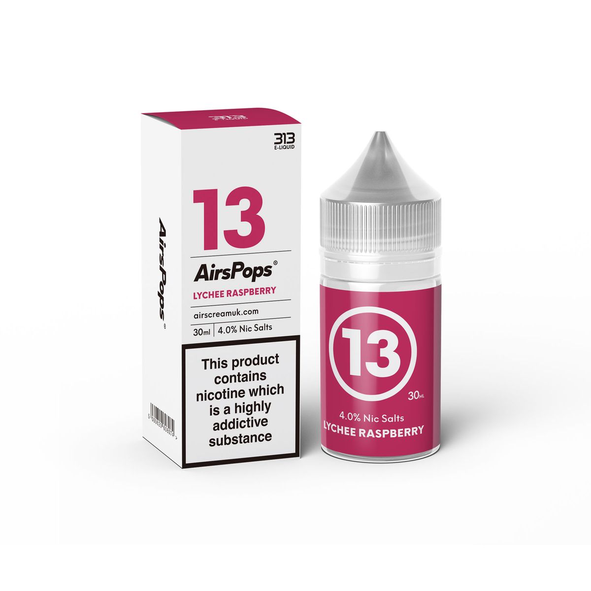 Airscream - E-Liquids - Lychee Raspberry - 30ml - 4% Nic Salts | Shop ...