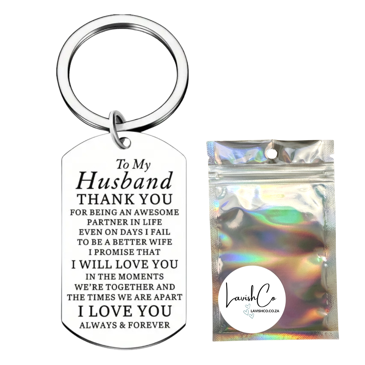 Keyring - To My Husband - Sentimental Gift for Him - Lavish Co | Shop ...