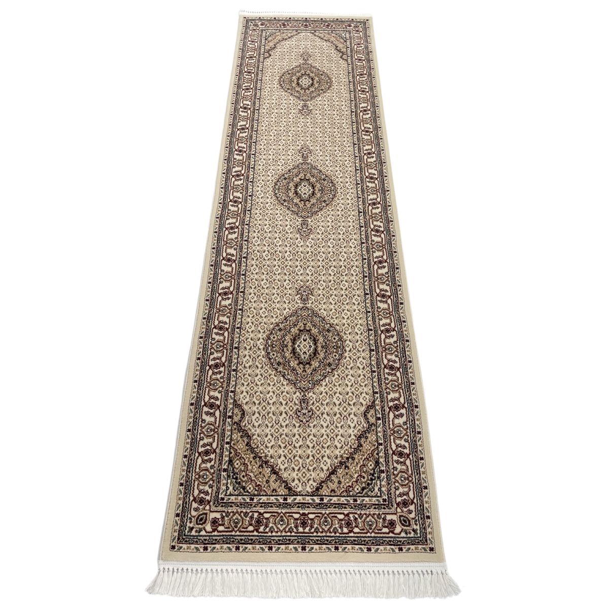 Ivory Persian Design Machine Made Runner Rug | Shop Today. Get it ...