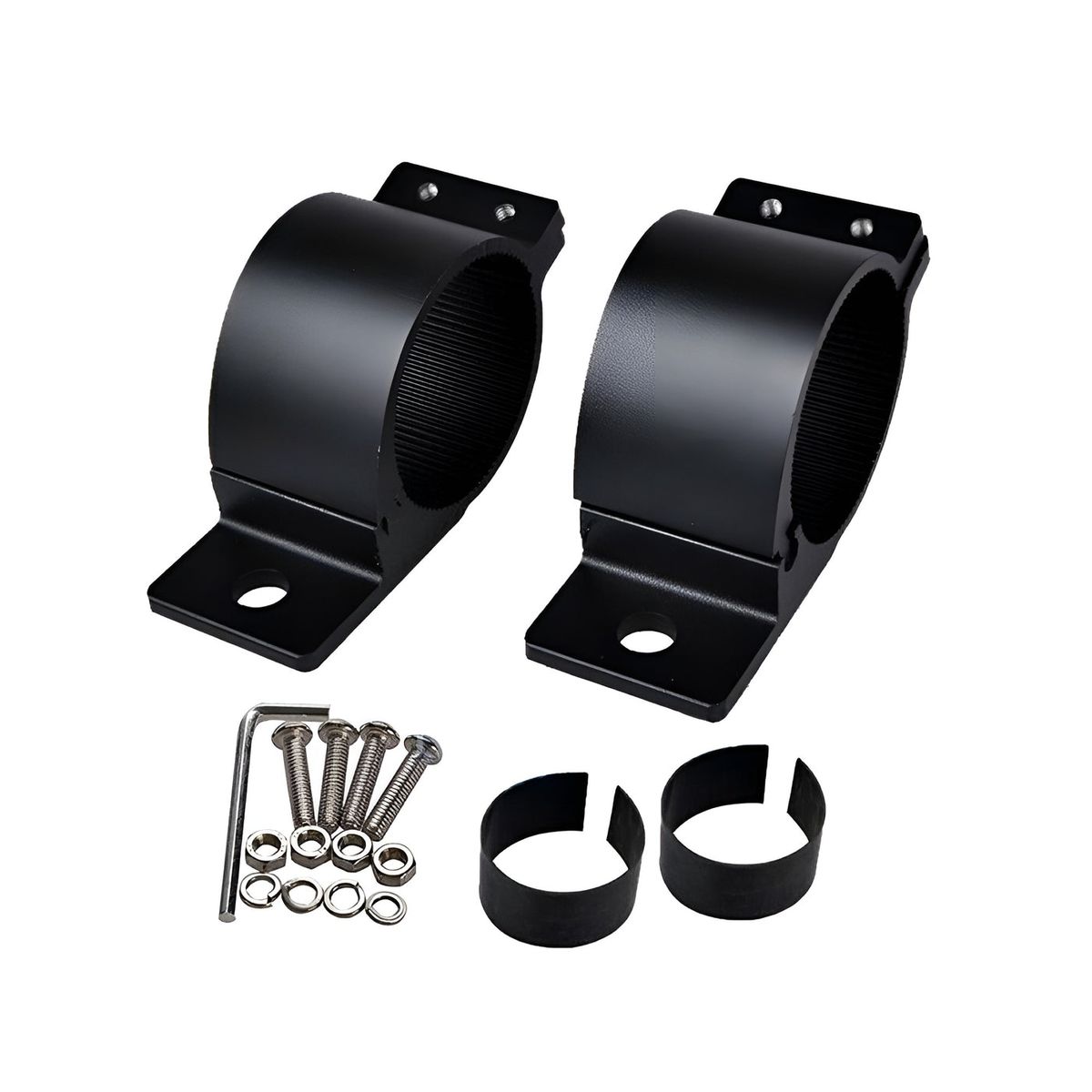 2 Pcs Aluminium Alloy Tube Mounting Bracket Clamp with Accessories ...