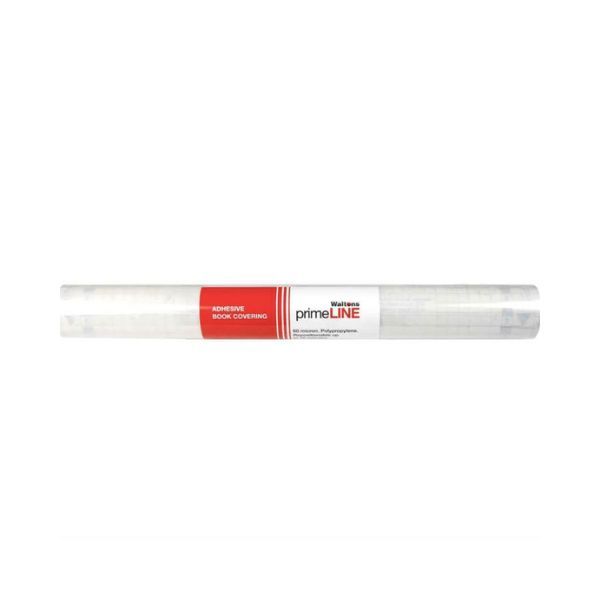 Primeline- Roll Self-Adhesive Clear Plastic 450mmx3m 60 Micron x 10 ...