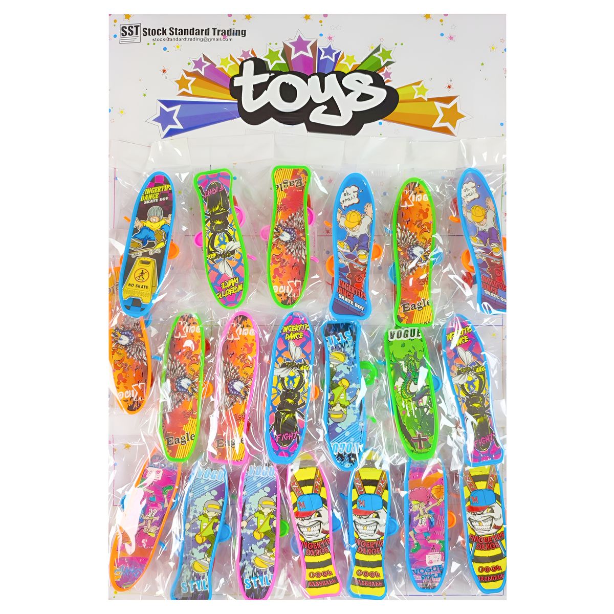Kids Party & Classroom Prizes Pack - 20 Mini Toy Boost Skateboards ...