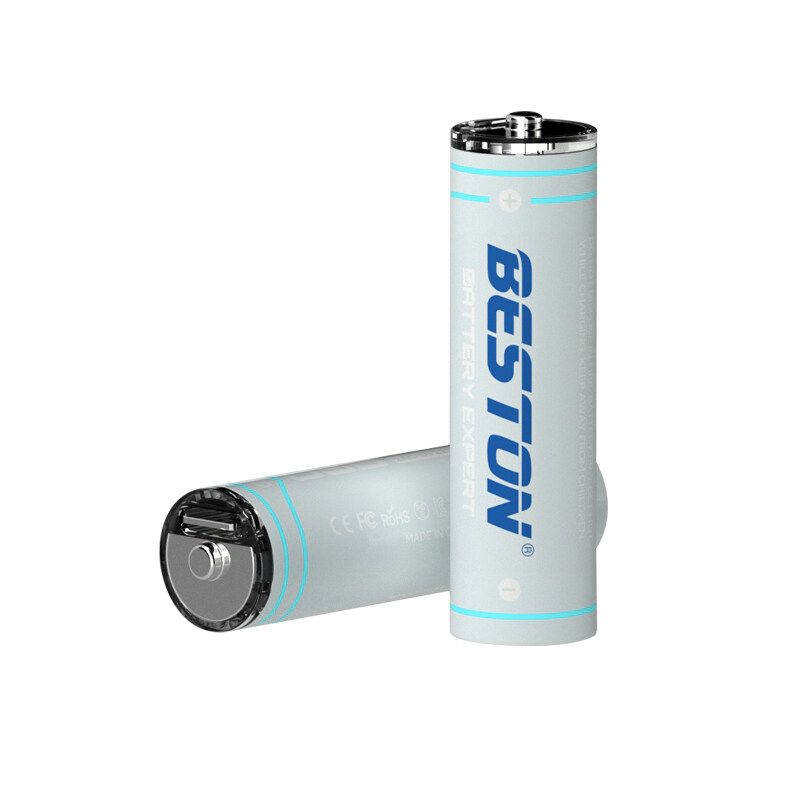 Beston 1.5V 1460mAh AA Rechargeable Lithium-Ion Batteries (Pack of 4 ...