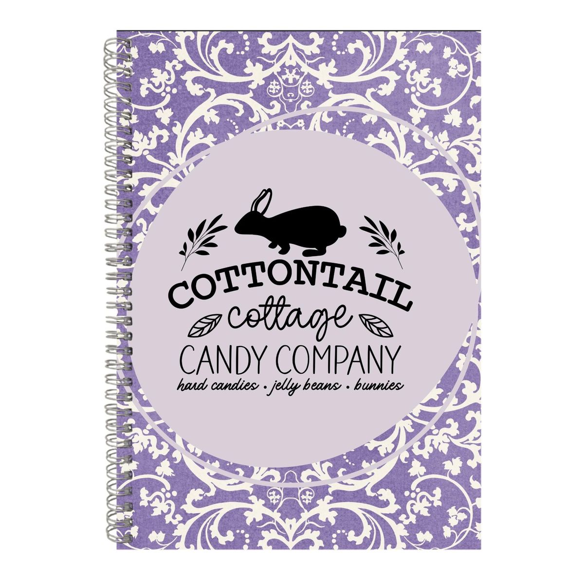 Candy Comp A4 Notebook Spiral and Lined Easter Graphic Notepad Present ...