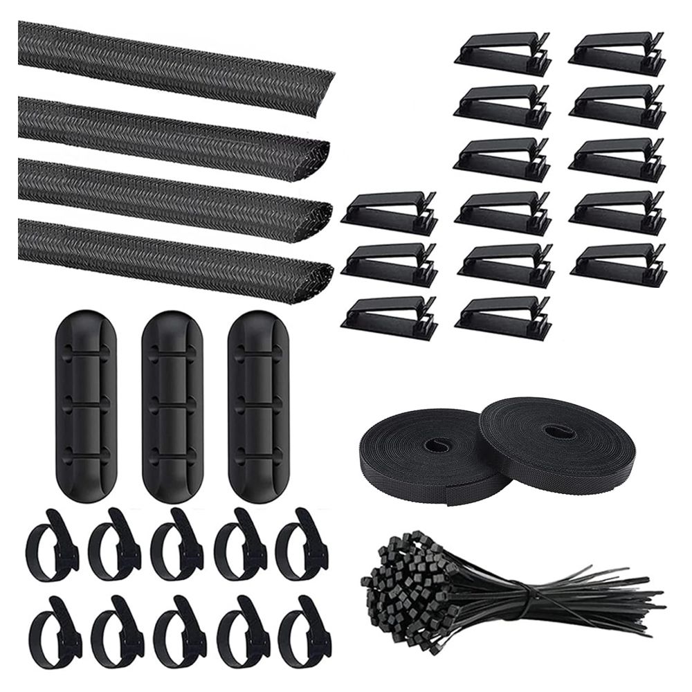 Tool DIY Multi Use Computer Cable Management Clips Jumbo Set of 134pcs ...