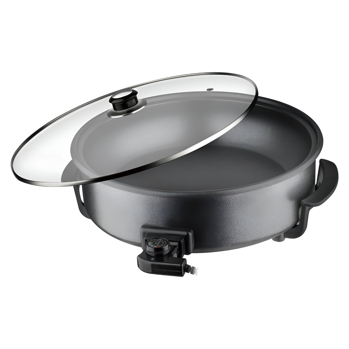 1500W Multi-Purpose Electric Pizza Pan with Adjustable Temperature ...