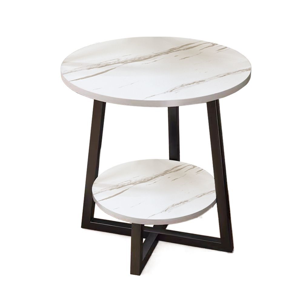 Double-Layered Small Coffee Table/Round Table/Coffee Table | Shop Today ...