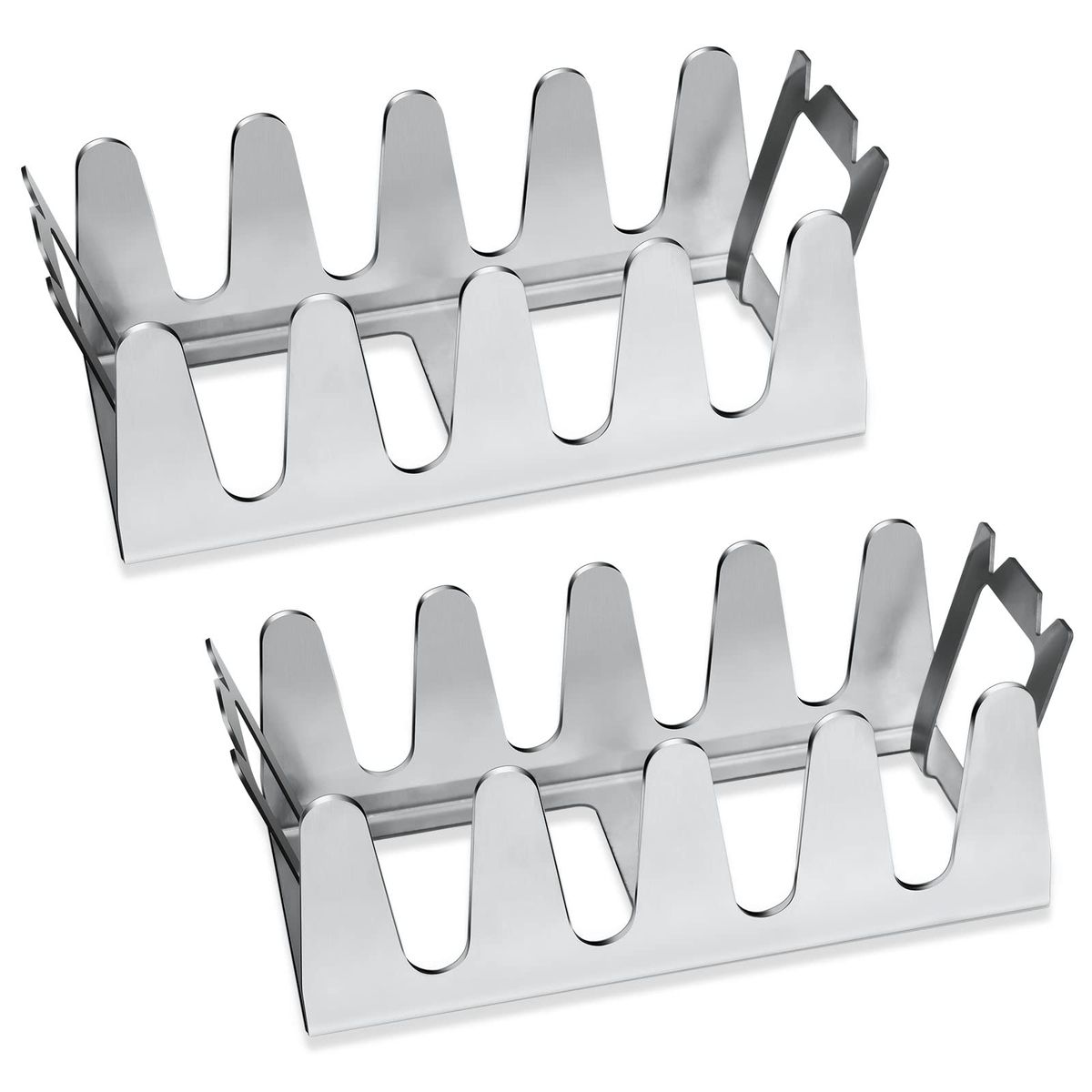Chop Stand - Premium Stainless Steel Tjop / Chop Rack - 4 Slot 2 Pack ...