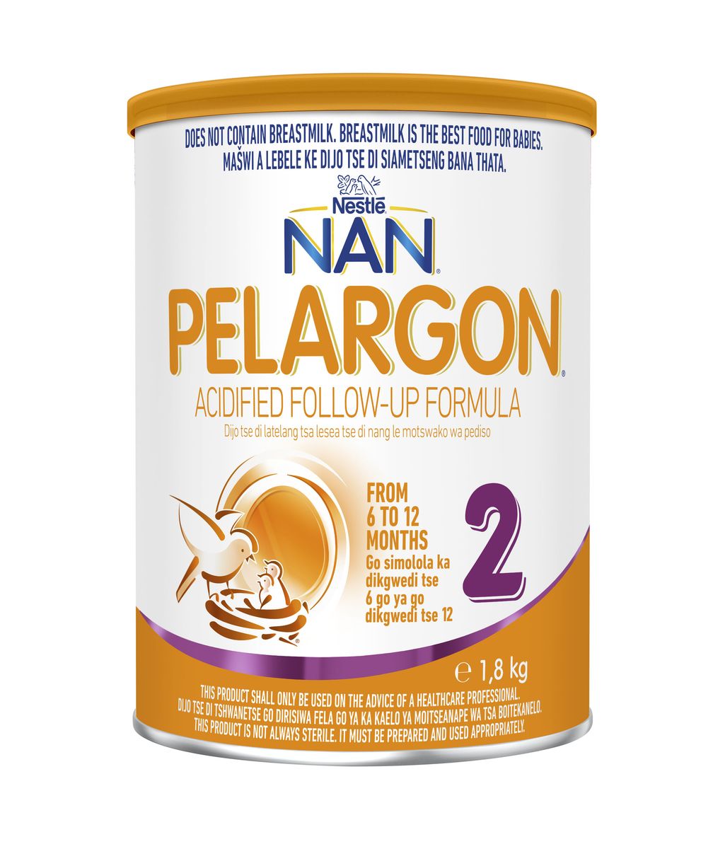 NESTLÉ NAN PELARGON Stage 2 Follow-up Infant formula 1.8kg | Shop Today ...