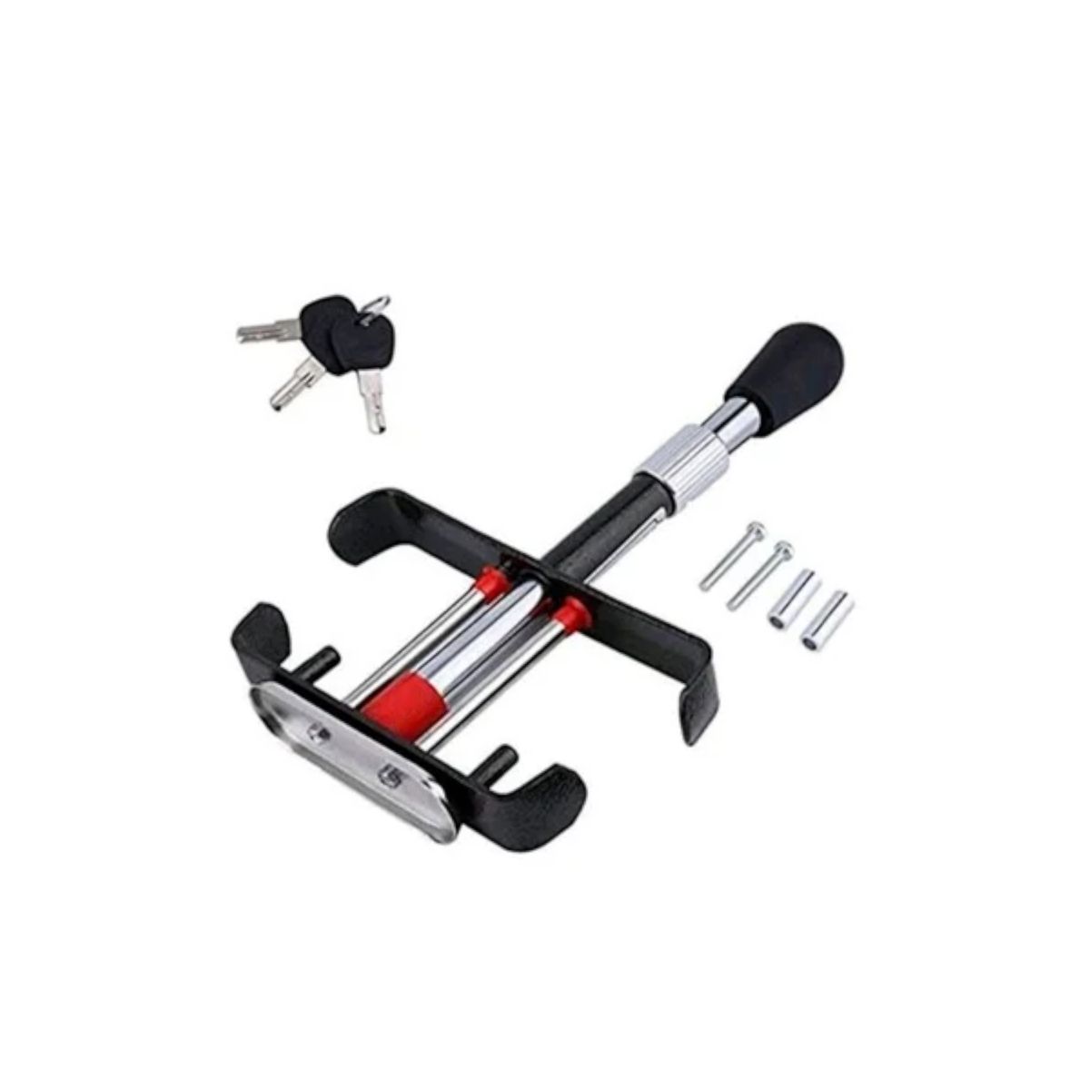 Car Brake Clutch Pedal Anti Theft Adjustable Security Clamp Lock | Shop ...