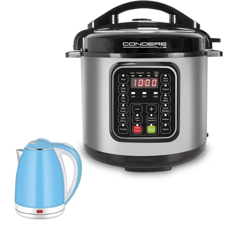 5L Electric Pressure Cooker With 1.8L Kettle HD105+LX04 | Shop Today ...