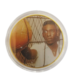 Pele Gold Plated Coin Colourised Soccer Coin Token Pele With Ball in ...