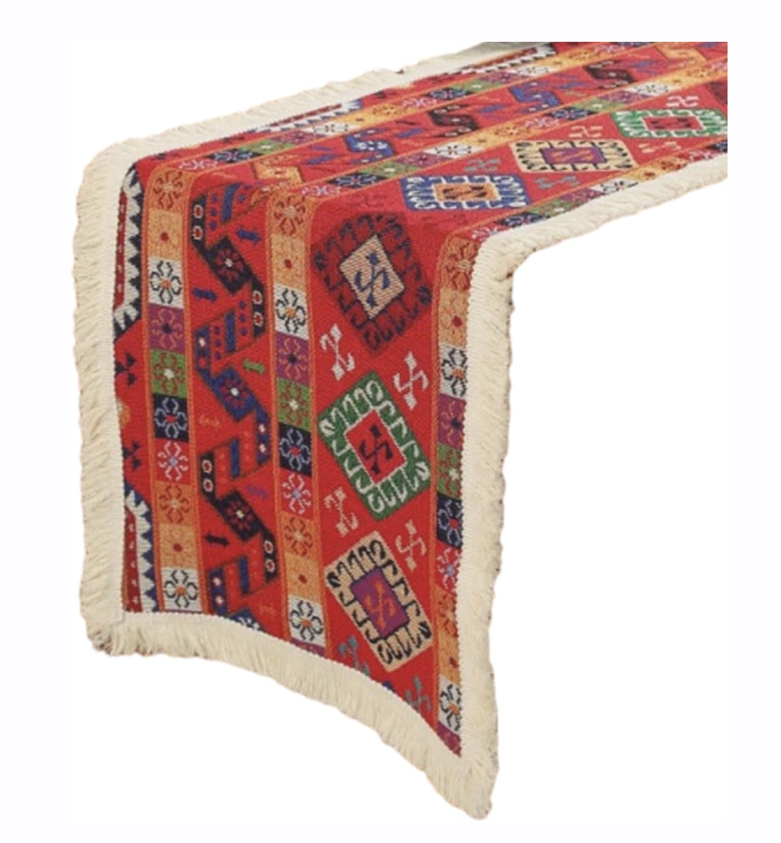 Decor Vintage Weave Table Runner Fabric Bohemian Counter Decoration ...