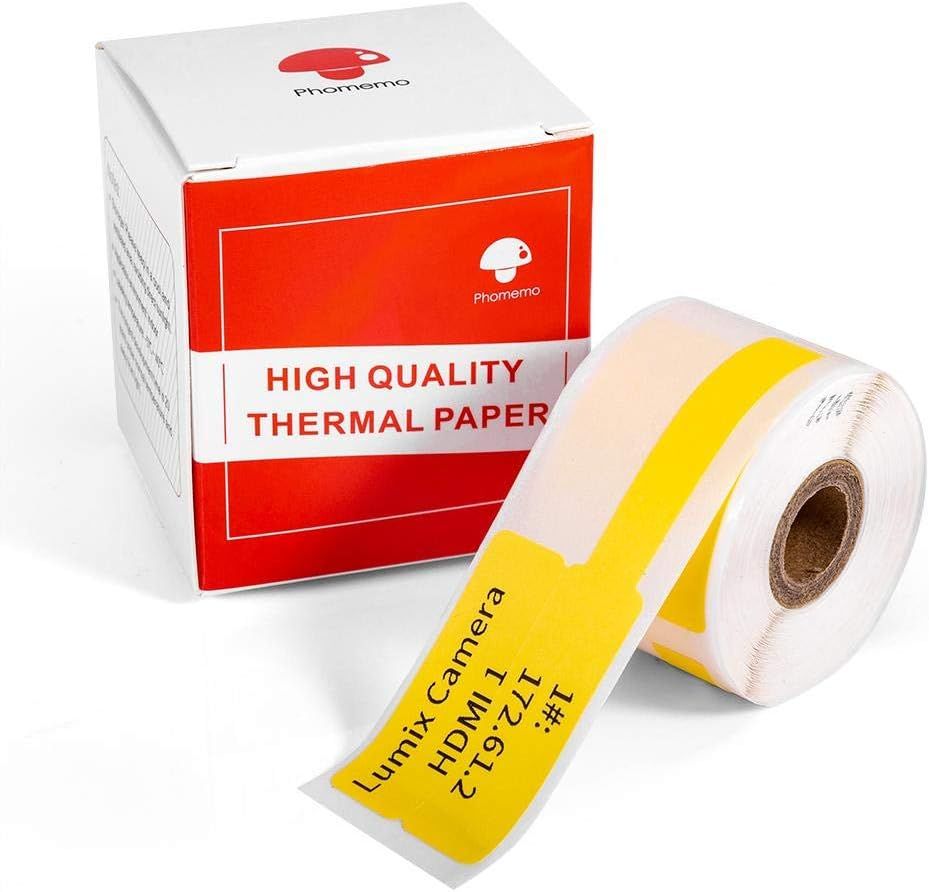 Phomemo Printer Paper, Cable Label/Wire Lable, 25x38-40mm-100 Labels ...