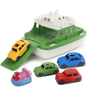6 Piece Ferry Boat Bath Toys for Toddlers with Mini Cars & Boat ...