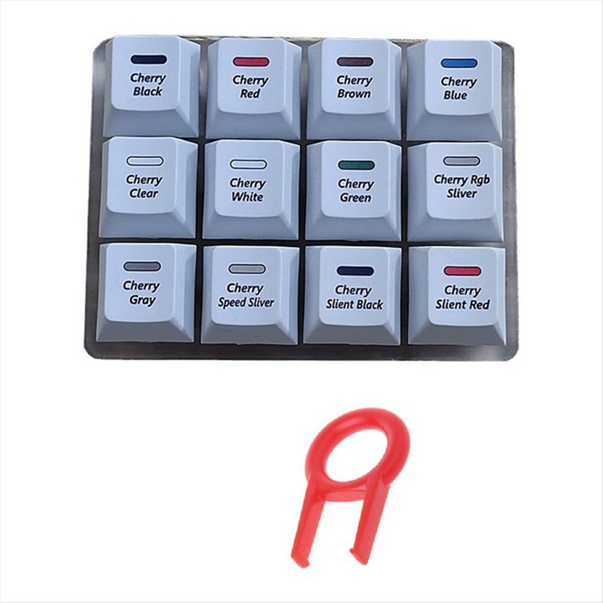 12-Key Mechanical Keyboard Switch Tester Sampler Switch Testing Tool ...