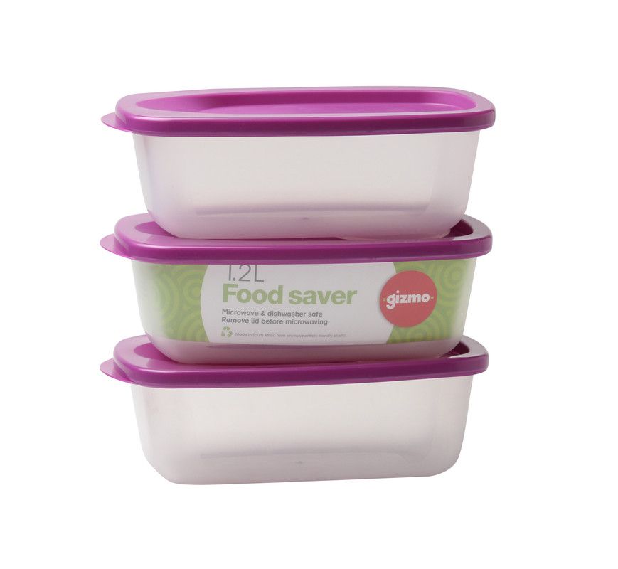 Gizmo 1.2 Litre Food Storage Container - 3 Pack | Shop Today. Get it ...
