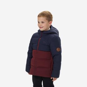 Quechua Kids Hiking Down Jacket - Burgundy & Blue | Shop Today. Get it ...