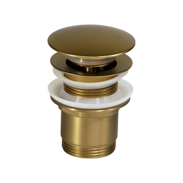 Brushed Brass Basin Pop Up Waste Unslotted 32mm | Shop Today. Get it ...