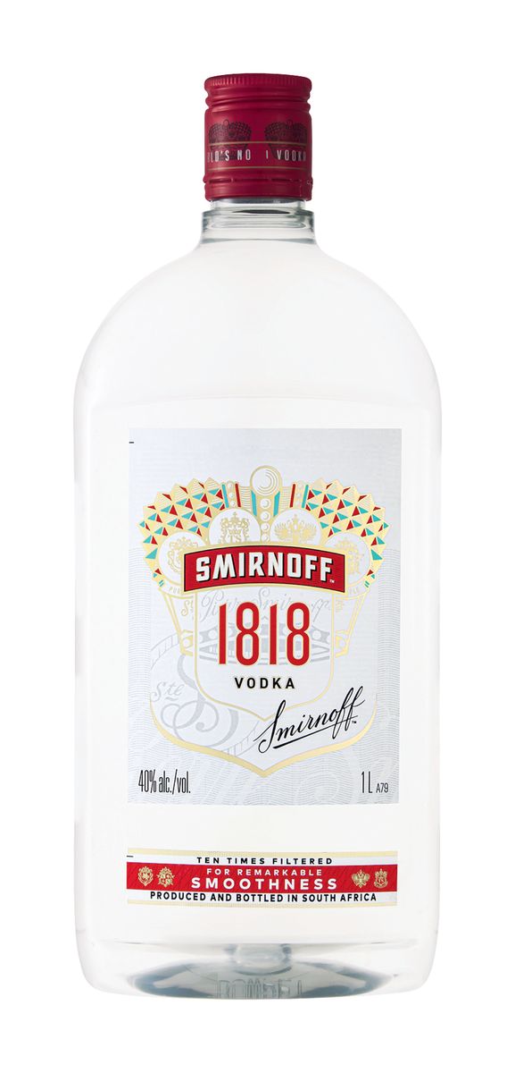 Smirnoff 1818 Original Vodka 1L | Shop Today. Get it Tomorrow ...