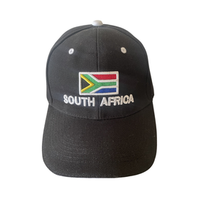 South Africa Flag Six Panel Baseball Caps, by John Frank Apparel | Shop ...