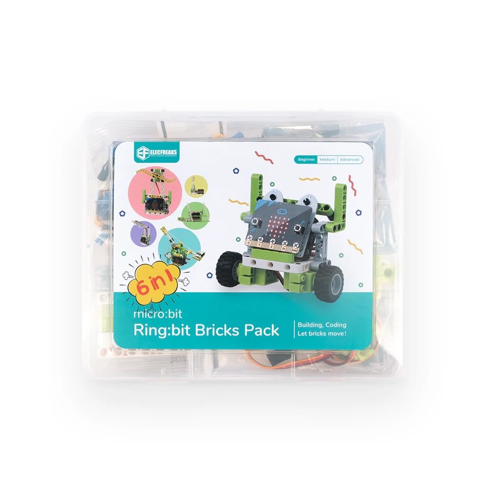 ELECFREAKS micro:bit 6-in-1 Ring:bit Bricks Pack (without micro:bit board) | Shop Today. Get it ...