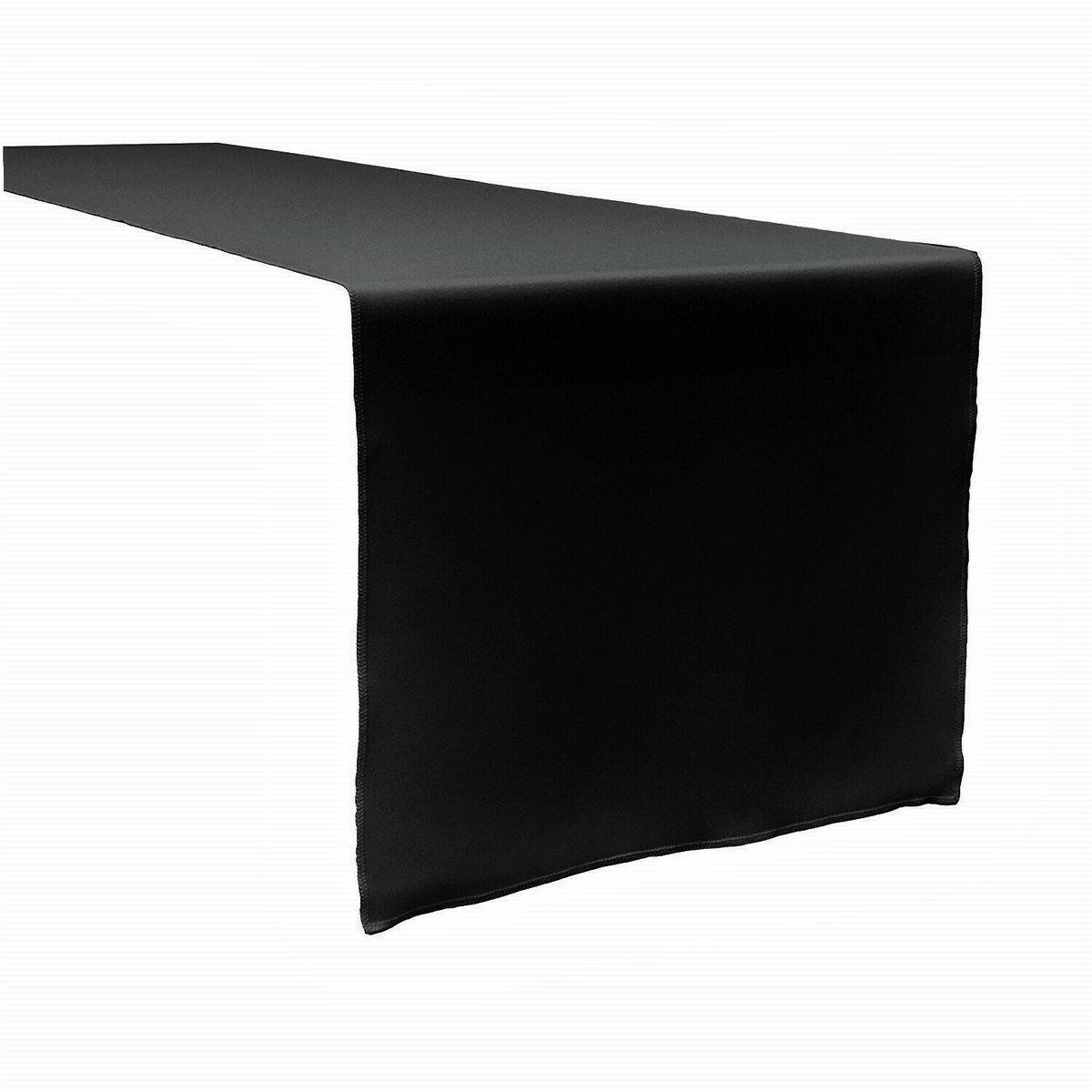 Black Polyester Table Runner - 35 x 300cm | Shop Today. Get it Tomorrow ...