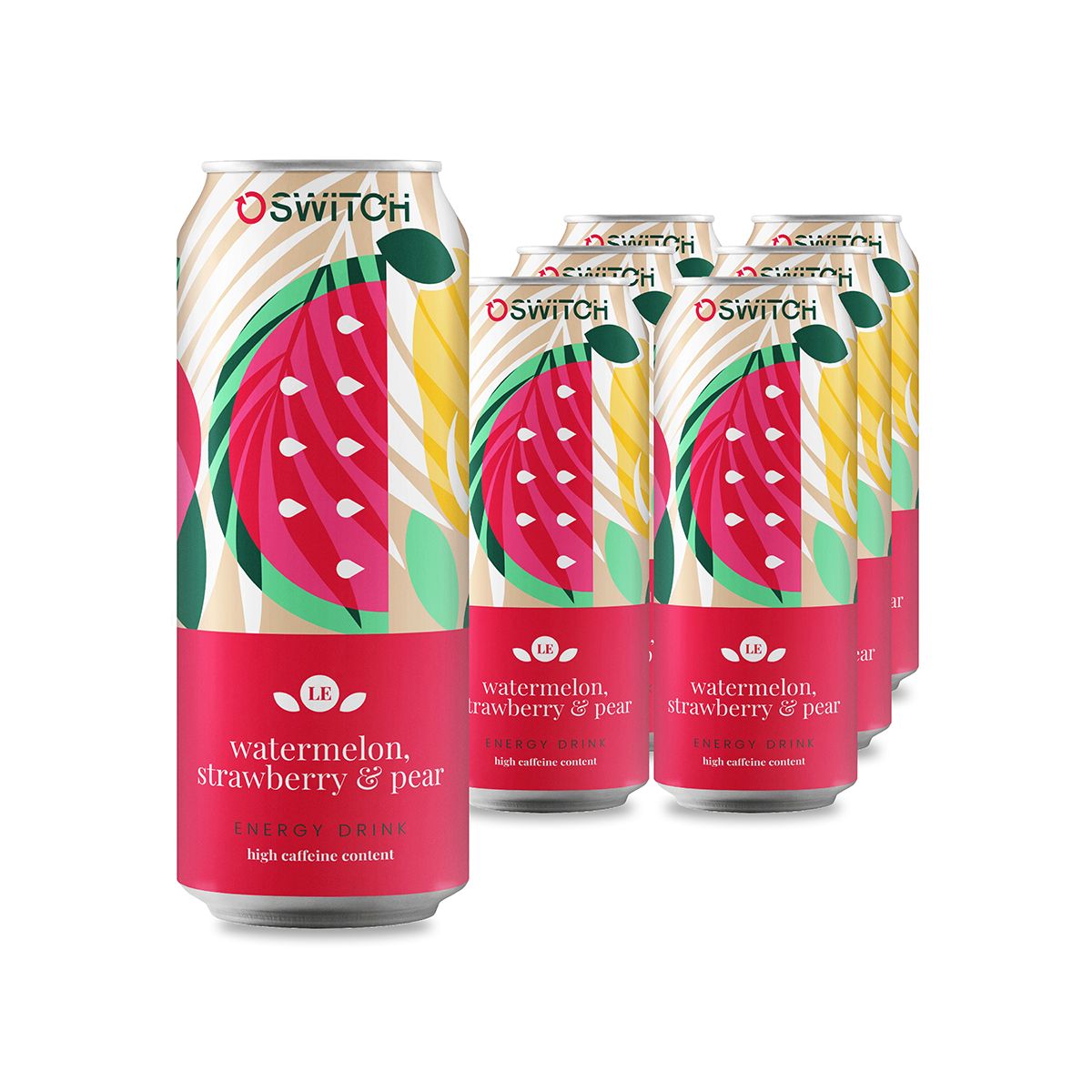 Switch Energy Watermelon, Strawberry & Pear ( 6 X 500ml ) | Shop Today ...