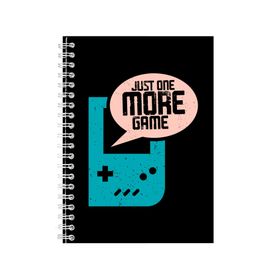 Just One More Game Notebook Gamer Gift Idea A5 Notepad 140 | Shop Today ...